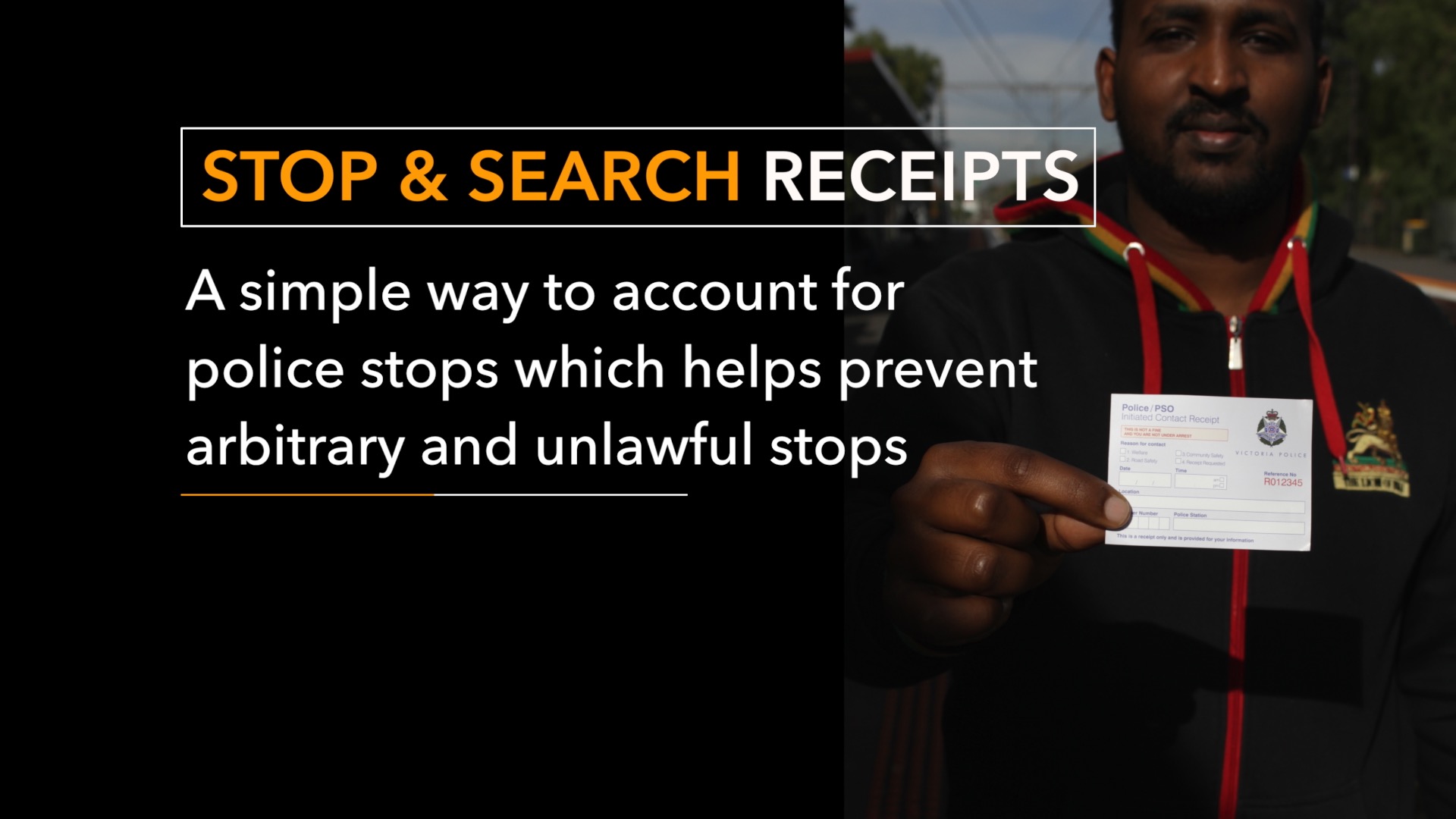 End Racial Profiling now – Police Accountability Project