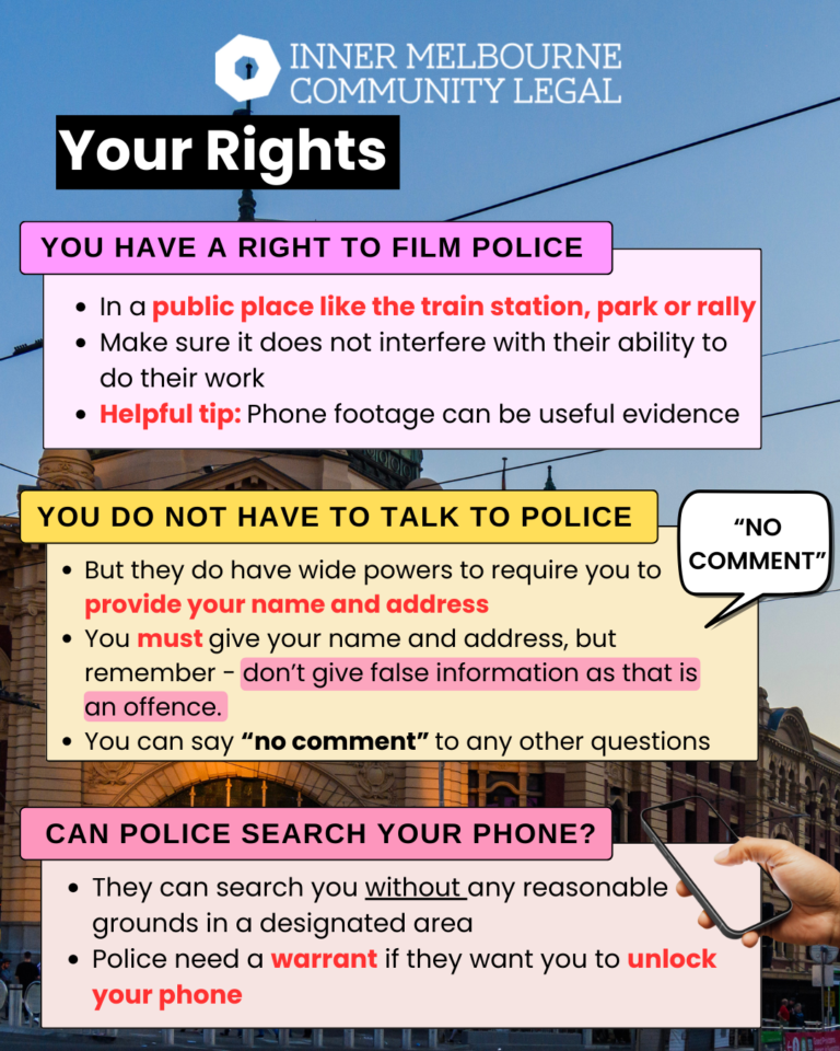Designated areas fact sheet – Police Accountability Project