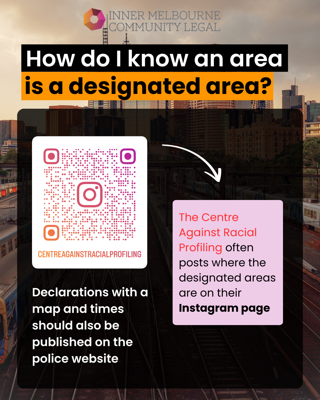 Designated areas fact sheet – Police Accountability Project